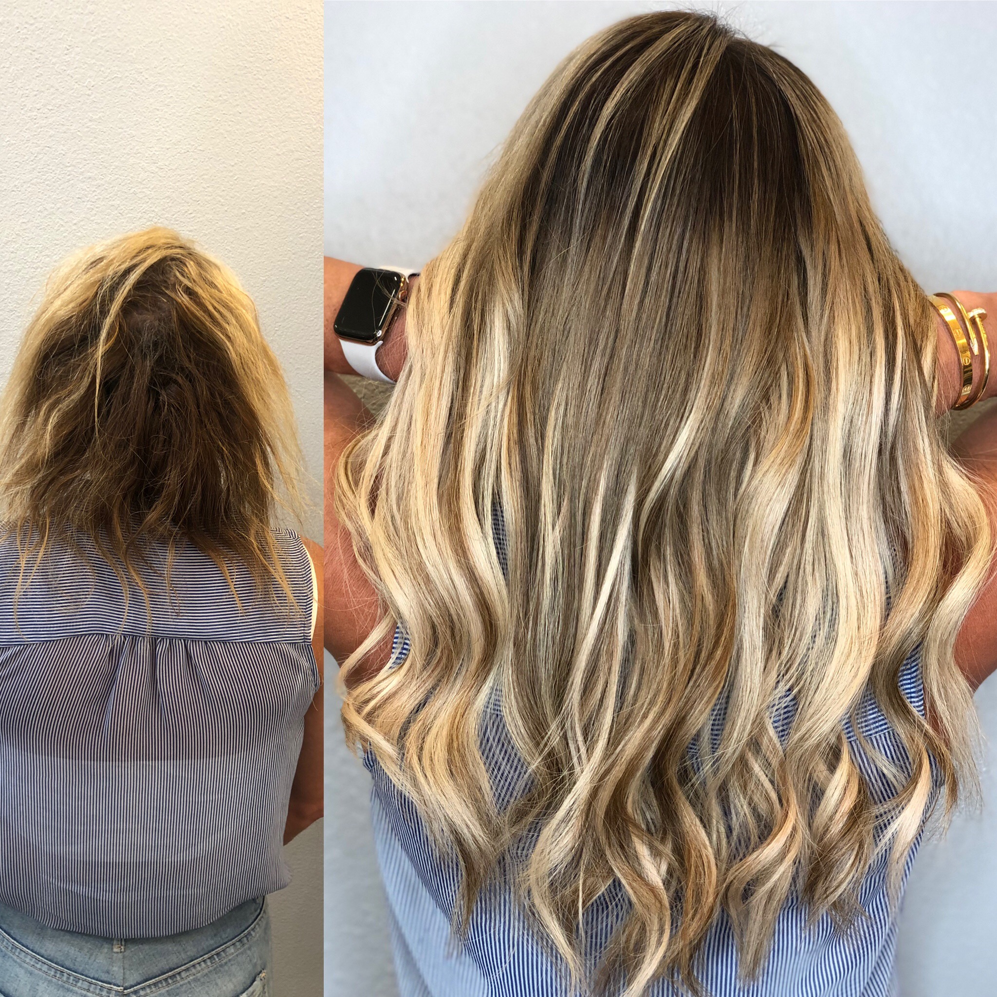 Hair Extensions Before And After - See The Amazing Results In Frisco ...